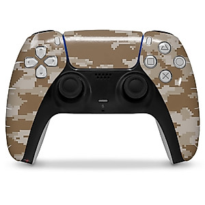 WraptorSkinz Skin Wrap compatible with Sony PS5 DualSense Controller WraptorCamo Digital Camo Desert (CONTROLLER NOT INCLUDED)
