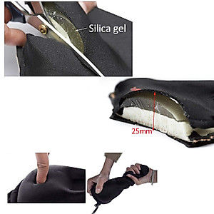 Letgoing Bike Seat Gel Cushion Cover Large Comfort Wide Gel Soft Pad Comfortable Exercise Bicycle Saddle Cover for Women and Men, Fits Cruiser Stationary Bike, Indoor Cycling Spin