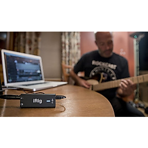 IK Multimedia iRig HD 2 guitar audio interface for iPhone, iPad, Mac, iOS and PC with USB-C, Lightning and USB cables and 24-bit, 96 kHz music recording