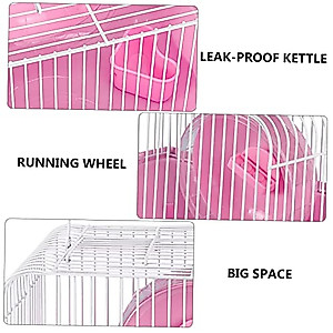 POPETPOP 1pc Travel Accessories Hamster Cage Accessories Cage for Guinea Pigs Rat Travel Cage Guinea Pig Toys and Accessories Guinea Pig Accessories Chinchilla Cage Pet House Pet Supplies