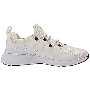 Cole Haan Women's Zerogrand OVERTAKE LITE Runner Running Shoe, White Webbing/White Midsole/Black Outsole, 8