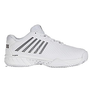 K-Swiss Women's Hypercourt Express 2 HB Tennis Shoe, White/Black, 9.5 M