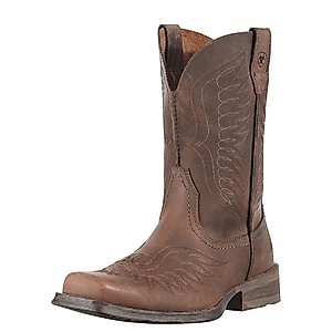 ARIAT Mens Rambler Phoenix Western Boot Distressed Brown 10.5