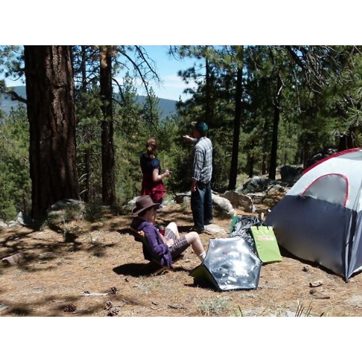 Sunflair Portable Solar Oven Deluxe with Complete Cookware, Dehydrating Racks, and Thermometer - Great for Camping, Outdoor Activities