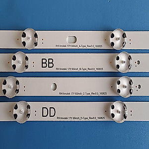 WAHRE LED Backlight Strip Fit for Lg 60UJ6309 60UJ6300 60UJ6050 60UJ630V 60UJ634V EAV63673006 17Y 60inch 60UJ63_UHD_A B C D NC600DGE