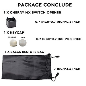 Byhoo Metal Cherry MX Switches Metal Switch Opener Tester Kits for Mechanical Keyboard 3PCS Aluminum Switch Open Tool Suit for Lube Switch Accessories for Gaming Keyboard Gamer…