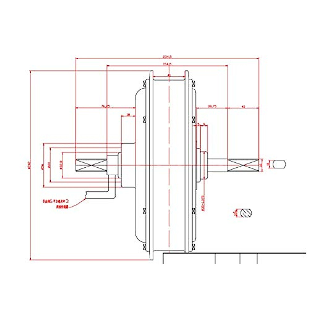 NBPOWER 90km/h max Speed LCD Display,80A Sine Wave Controller,3000w Ebike kit 48V-72V 3000w E Bike Conversion Kit (Rear 29inch)