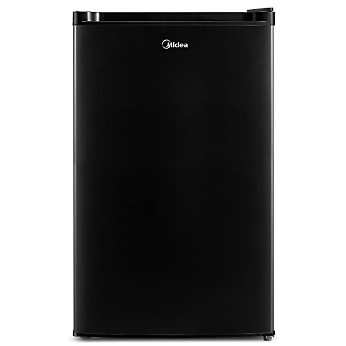 Midea WHS-160RB1 Single Reversible Compact Refrigerator, 4.4 Cubic Feet Fridge, Black
