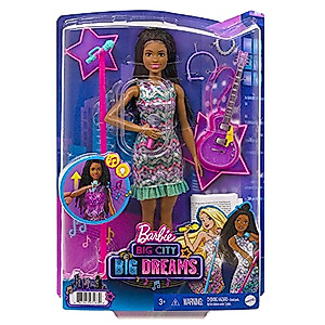 Barbie GYJ24 - Big City, Big Dreams Lalka Brooklyn z muzyką, wiek 3+