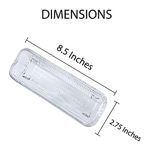 HIC Harold Import Co. HIC Corn Dishes, Glass, Set of 4, 8.5-Inches Clear