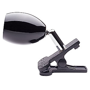 Newhouse Lighting NHCLP-JO-BK Joe LED Clip On Lamp & Reading Spotlight Perfect for The Office, Study & Bedroom, Metal, Black