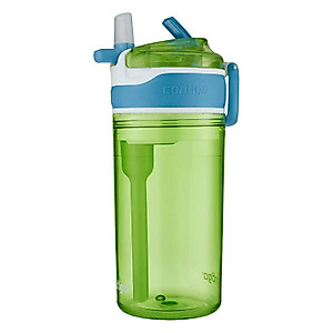 Contigo Kids 2 - in - 1 Snacker Spill Proof Cups 2 Pack Blue and Green