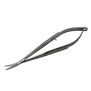 Castroviejo Scissors 5.5" CURVED stitch cutting embroidery spring action extra sharp ARTMAN brand BY WISE LINKERS USA
