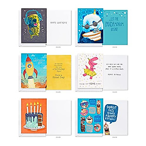 American Greetings Deluxe Kids Birthday Card Assortment, Bright and Cheerful Designs (40-Count)