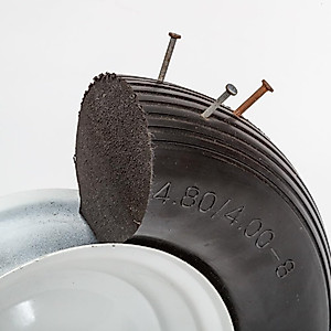 Universally Fit Flat Free Wheelbarrow Tire - Never Have a Flat Again