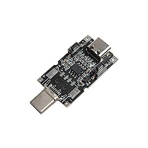 Acxico 1Pcs USB DC Voltage Trigger Test Module 9V 12V 20V Adjustable Power 5A Type-C