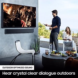 SAMSUNG HW-LST70T 3.0ch The Terrace Soundbar w/Dolby 5.1ch (2020), Titan Black (Renewed)