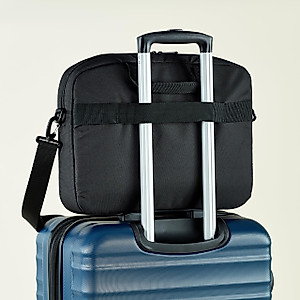 Amazon Basics 15.6-Inch Laptop Computer and Tablet Shoulder Bag Carrying Case, Black