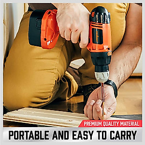 Tamper Proof Torx Screwdriver Bit Set - 24-Piece Star Bits Set, Torx Security Bit Set, 1-inch and 2.3-inch Long T5-T40 Temper Resistant Torx Bit Set