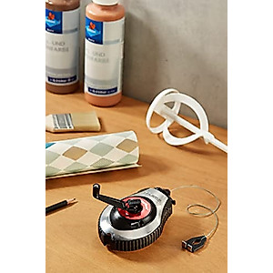 Tajima CR401S Chalk-Rite Dura Reel and Premium Braided Line with Fast-Rewind System, 1 mm x 30 m