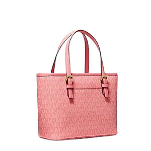 Michael Kors XS Carry All Jet Set Travel Womens Tote (GRAPRFRUIT)