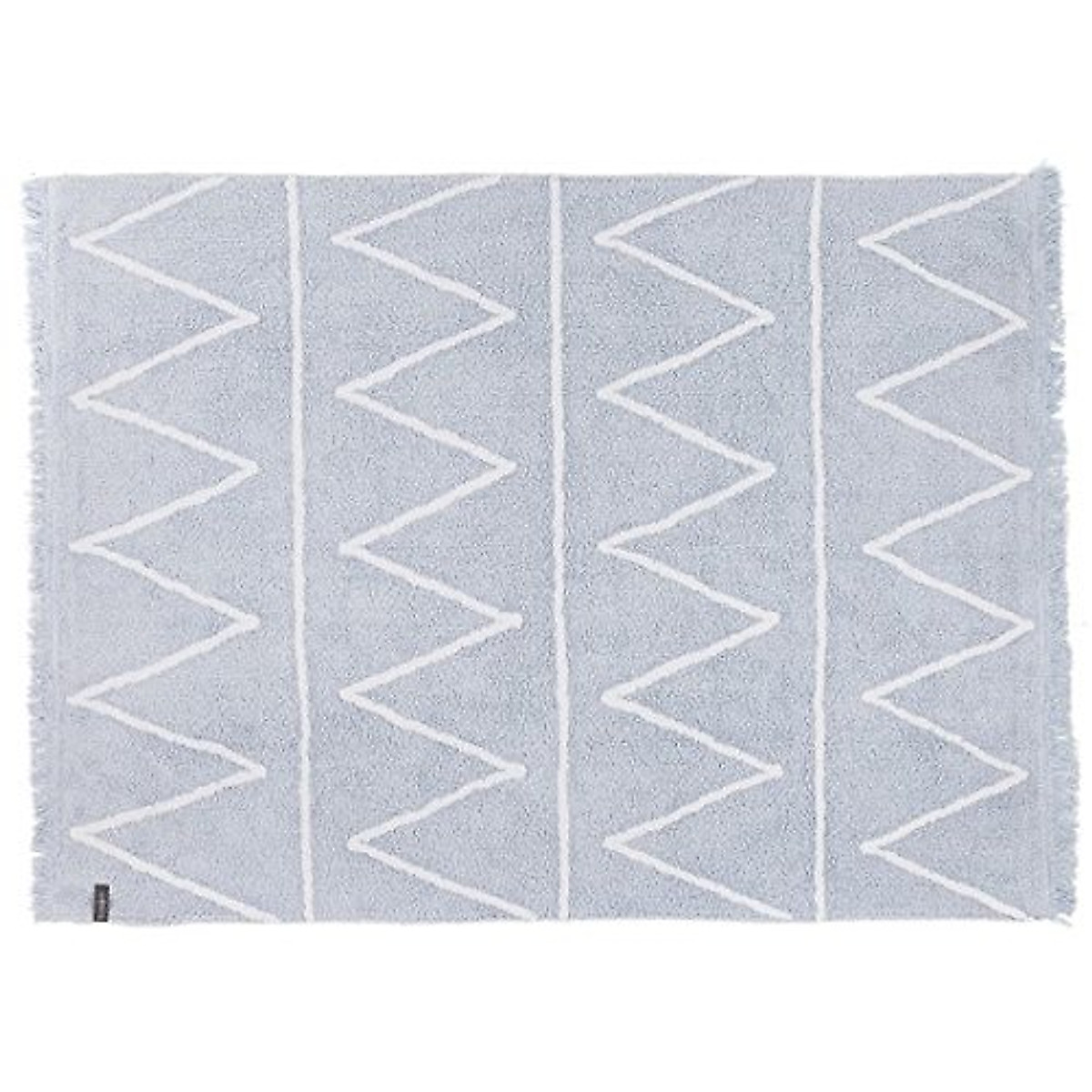 Lorena Canals USA Washable Rug Hippy Soft Blue, 4' x 5' 3"