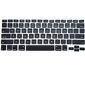 Replacement AP11 Versions US Keyboard Keycaps Keys,Full Set of US Replacement Keycaps QWERTY for MacBook Pro 13" / 15" A1425 A1502 A1398 2012-2015 Year for MacBook Air 13" A1369/A1466 2011-2017 Year