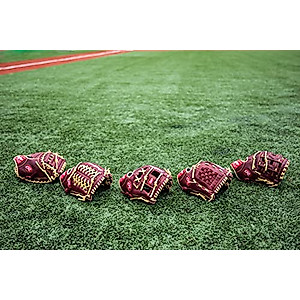 Rawlings | SANDLOT Baseball Glove | Left Hand Throw | 11.75" - Modified Trap-Eze Web, 11.75 inch - Trapeze Web - Burgundy