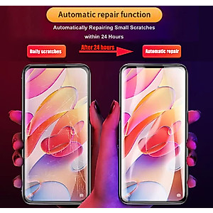 YiiLoxo Hydrogel Film Screen Protector Compatible with Sony Xperia 5 III XQ-BQ72 6.1 Inch. 3D Nano-Tech Hydrogel Protective Film [Not Glass][High Sensitivity][HD Clear][Fingerprint Support]