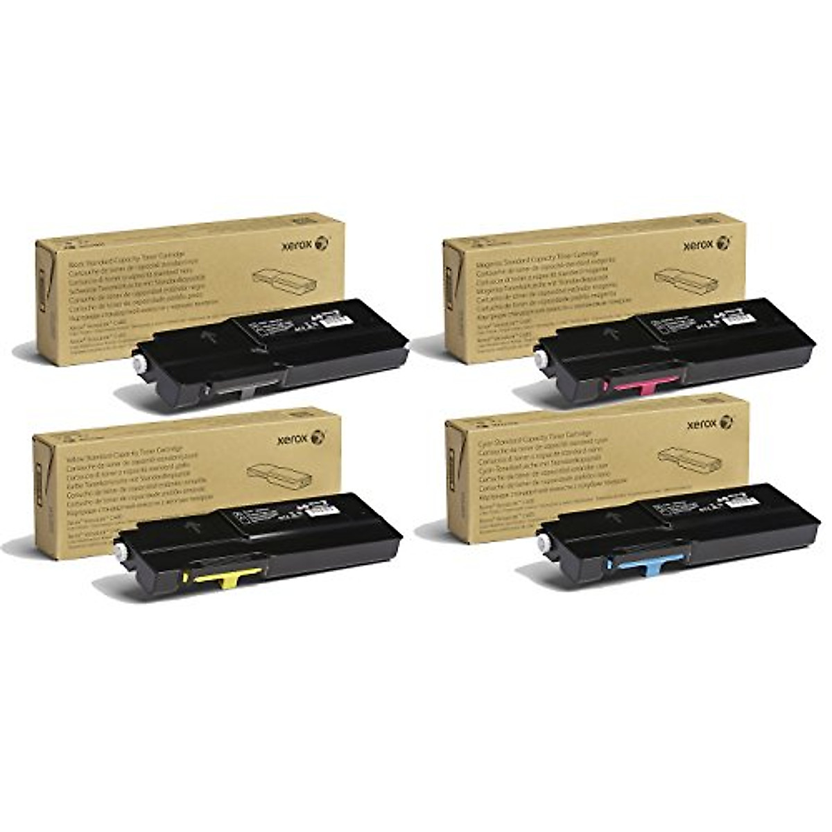 Xerox VersaLink C400/C405 Color + Black Standard Capacity Toner Cartridge Multi-Pack (2,500 Pages) - 106R03500, 106R03501