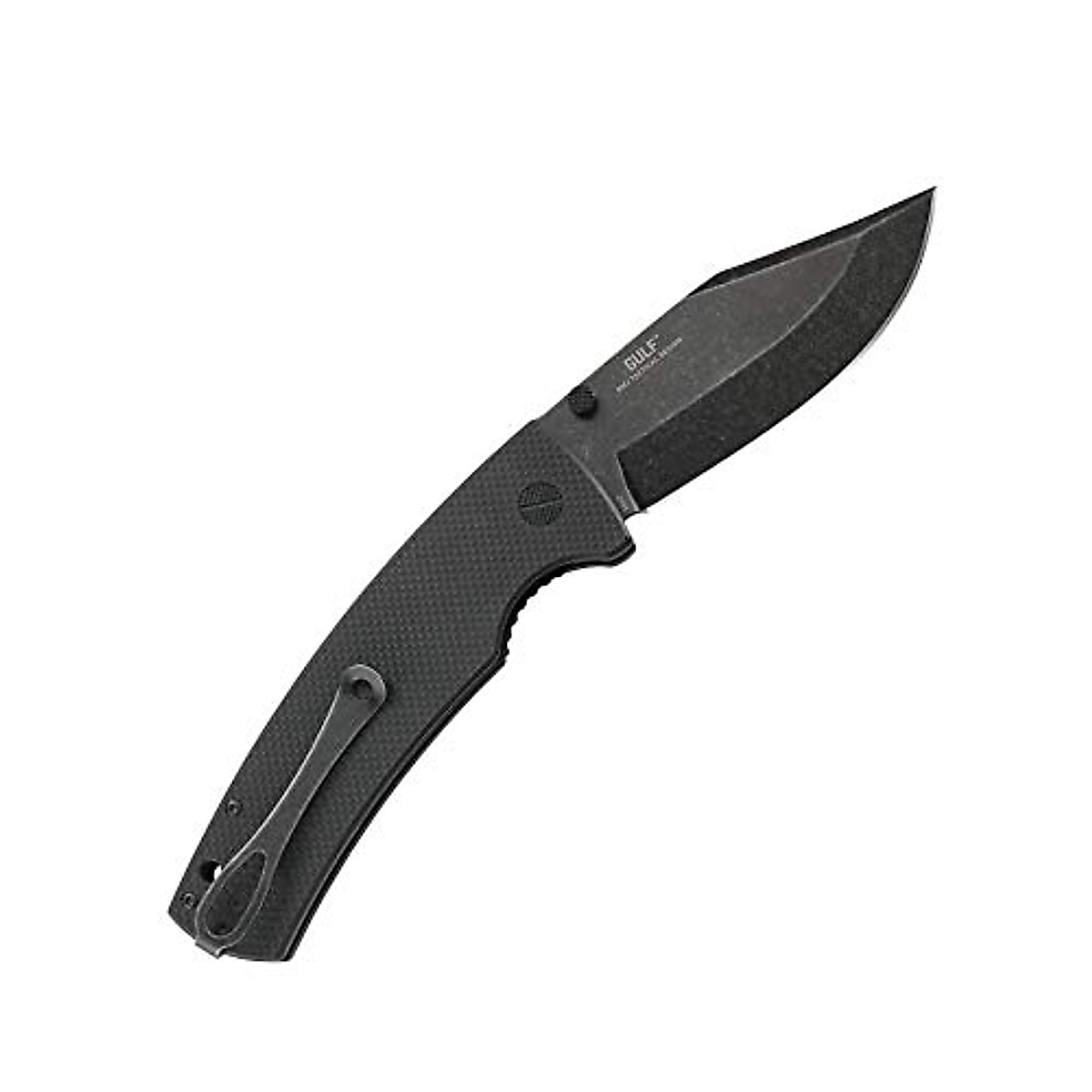 CRKT Gulf EDC EDC Folding Pocket Knife: Heavy Duty Everyday Carry Work Knife, Liner Lock, Clip Point Blade with Stonewash Finish, G10 Handle 2795