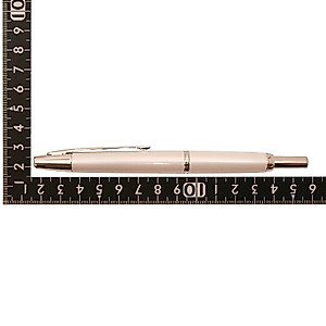 Pilot Fountain Pen Capless Decimo, Pearl White Body, F-Nib