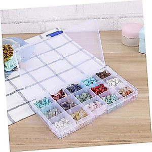 COHEALI Ornament Kits Set Decorative Beads Gem Beads Beads Crystal Beads Heart Charm Jewelry Making Findings Natural Beads Kit Hallow Bead DIY Beads Suite Gemstone Beads Beadwork Tibet