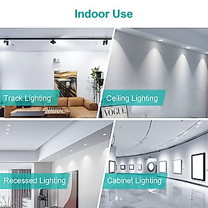 ALEXPEX Dimmable MR16 LED Bulbs, 5000K Daylight 500LM Bright(50W Equivalent), 40-Degree, AC/DC 12V GU5.3 Bi-Pin Base Bulbs for Indoor/Outdoor Landscape Spotlight Track Recessed Lighting, 10 Pack