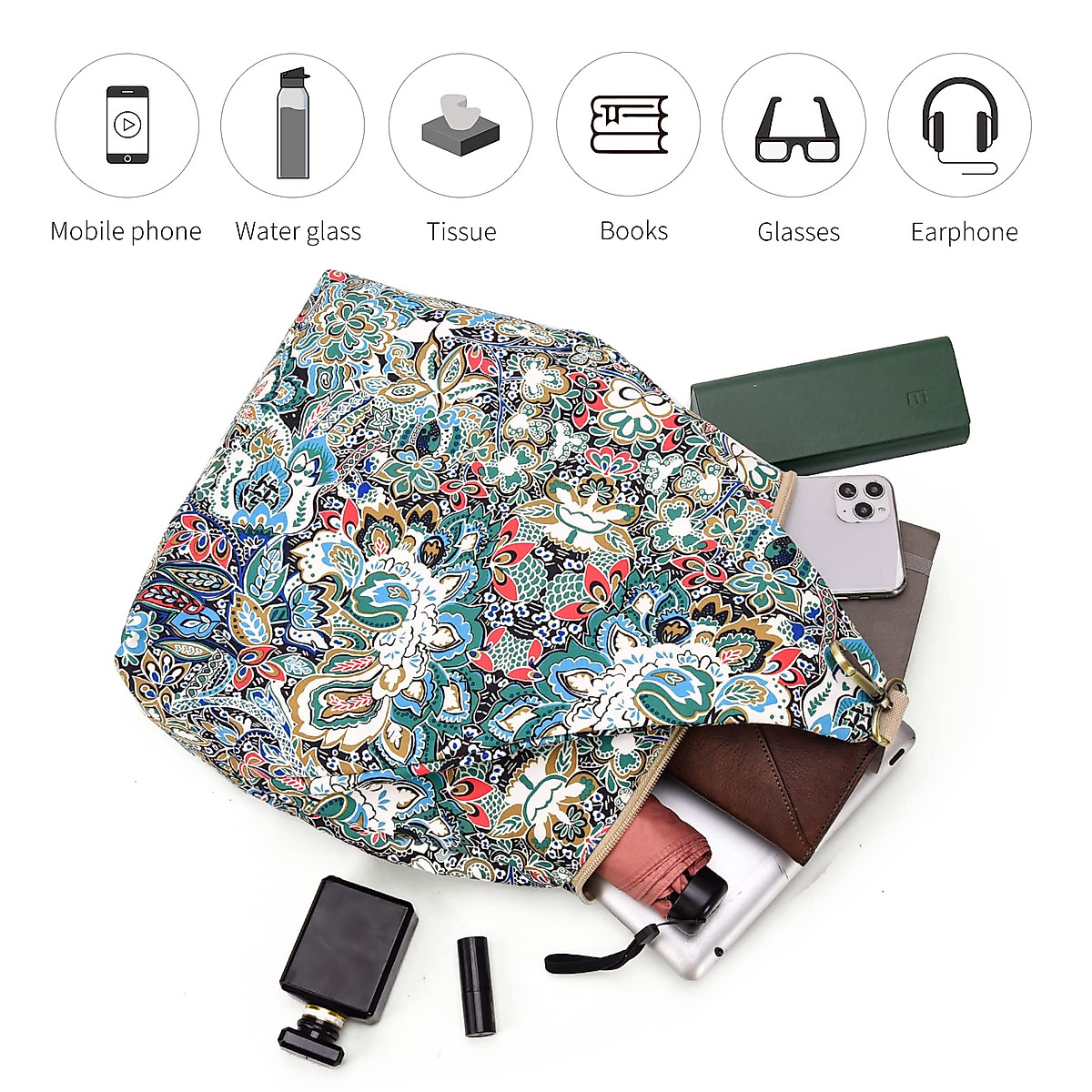 Black Butterfly Premium Backpack for Women, Bohemia Style Fashion Casual Daypack Backpack, Small Backpack Purse (02-blue)