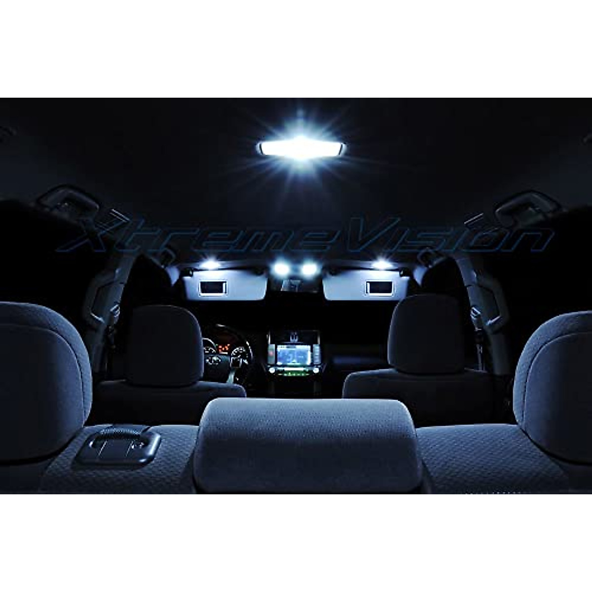 XtremeVision Interior LED for Ford F-150 F150 2004-2008 (5 Pieces) Cool White Interior LED Kit + Installation Tool