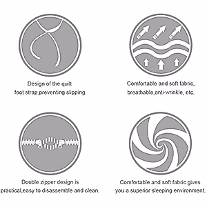 i-Gestore Duvet Cover - Skulls California King Comforter Cover Set Soft Bed Comforter Cover Sets with Zipper Closure Corner Ties (1 Duvet Cover with 2 Pillow Covers, No Comforter)