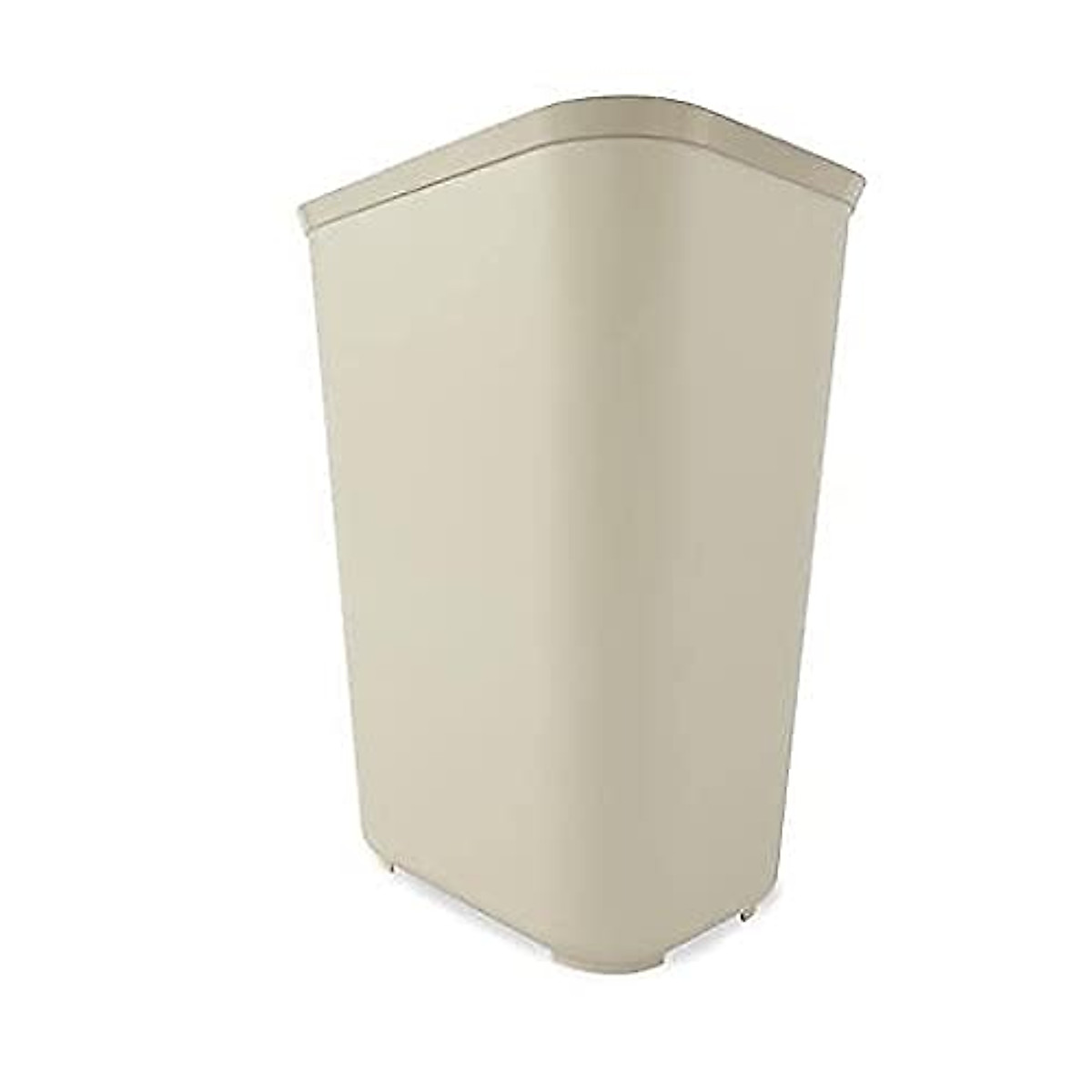 Rubbermaid Commercial 254400BG Fire-Resistant Wastebasket Rectangular Fiberglass 10gal Beige