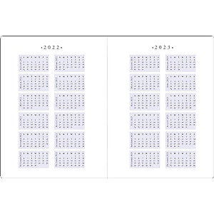 2023 Hydrangeas Family Weekly Planner (18-months, July 2022 - December 2023)