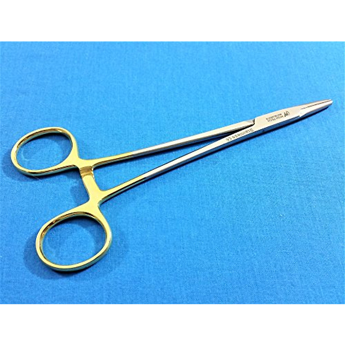 T/C PREMIUM O.R GRADE MAYO HEGAR NEEDLE HOLDER 6" SERRATED WITH TUNGSTEN CARBIDE INSERTS ( HTI BRAND)