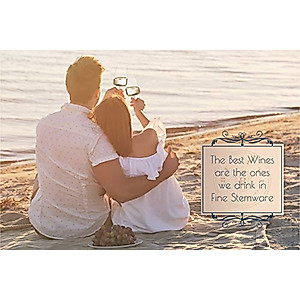 Wine Glasses Set of 4-14 oz White Wine Glasses, Unique Wine Glass Set, European Wine Glass Set, Dishwasher Safe Red Wine Glasses Set of 4, Large Bowl Crystal Wine Glasses, Gifts for Couples