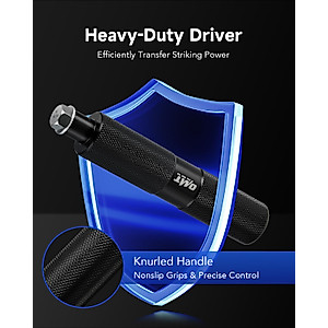 Orion Motor Tech Bearing Press Kit, 10pc Bearing Race and Seal Driver Set with Seal Driver and 9 Bearing Adapters, Seal Installer Bearing Driver Kit for Bearing Installation, with Blue Case