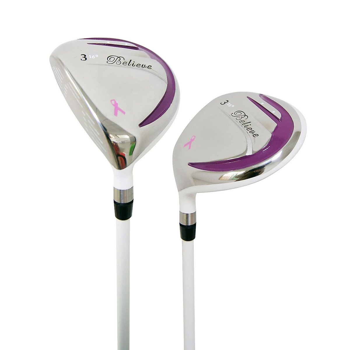 Founders Club Left Handed Believe Ladies Complete Golf Club Set Purple Left Handed (Standard)