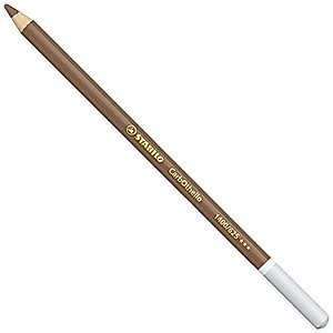 STABILO Chalk-Pastel Pencil CarbOthello - Pack of 8 - Brown Tones
