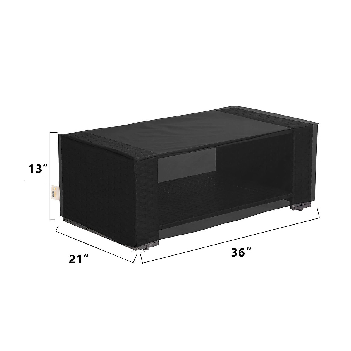 Baner Garden Patio Furniture Covers,Outdoor Furniture Cover Waterproof,Patio Furniture Set Covers for 4 Piece Outdoor Conversation Set,Patio Covers Set Black