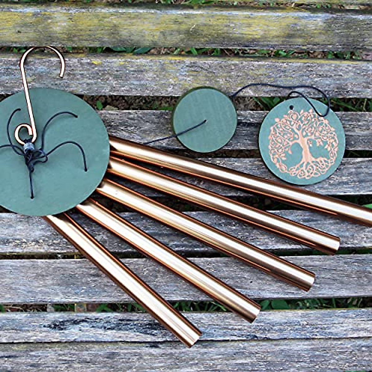 Sympathy Wind Chimes Outdoor Double-Sided Engraved,36 Inch Memorial Wind Chimes for Loss of Loved One,Memory Wind Chime for Mother Father Grandma Husband,Tree of Life Memori Gift