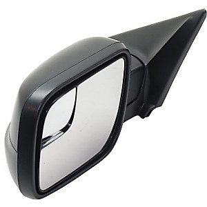 Kool Vue Driver & Passenger Side Power Non-Heated Mirrors for Ford Explorer 2016-2019 Manual Fold With Spotter Glass; Without Signal Light, Memory, Puddle Lamp & Auto-Dimming Textured