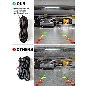 Backup Camera Compatible with 2005-2014 F150, 2008-2016 F250 F350 F450 F550 Tailgate Handle Reverse Camera Rear View Camera