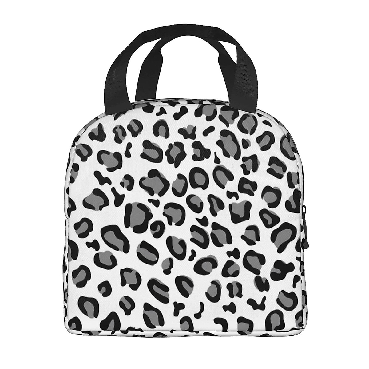 bmuvghi Leopard Lunch Bag Women Lunch Box Container Insulated Small Cute Lunch Bags for Women Compact Reusable Lunchbox Tote for Men Work Office Picnic Travel
