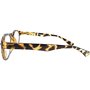 Incredible Bargains The Prepster, Classic Round Style Bifocal Reading Glasses + 2.25 Tortoise